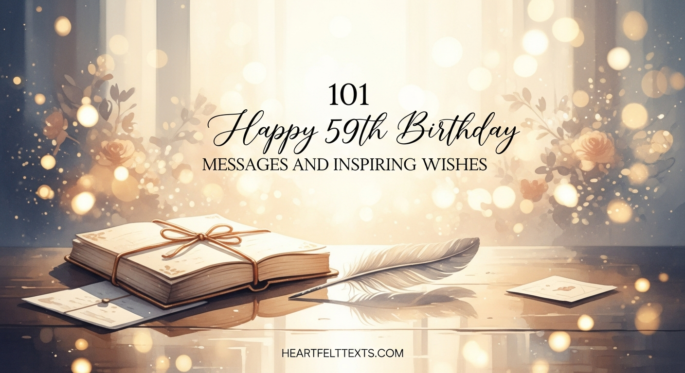 101 Happy 59th Birthday Messages and Inspiring Wishes – HeartfeltTexts