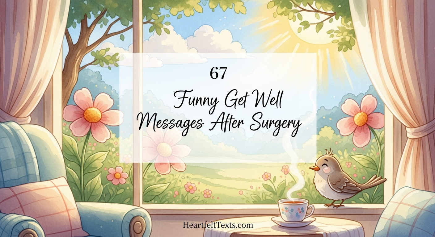67 Funny Get Well Messages After Surgery – HeartfeltTexts
