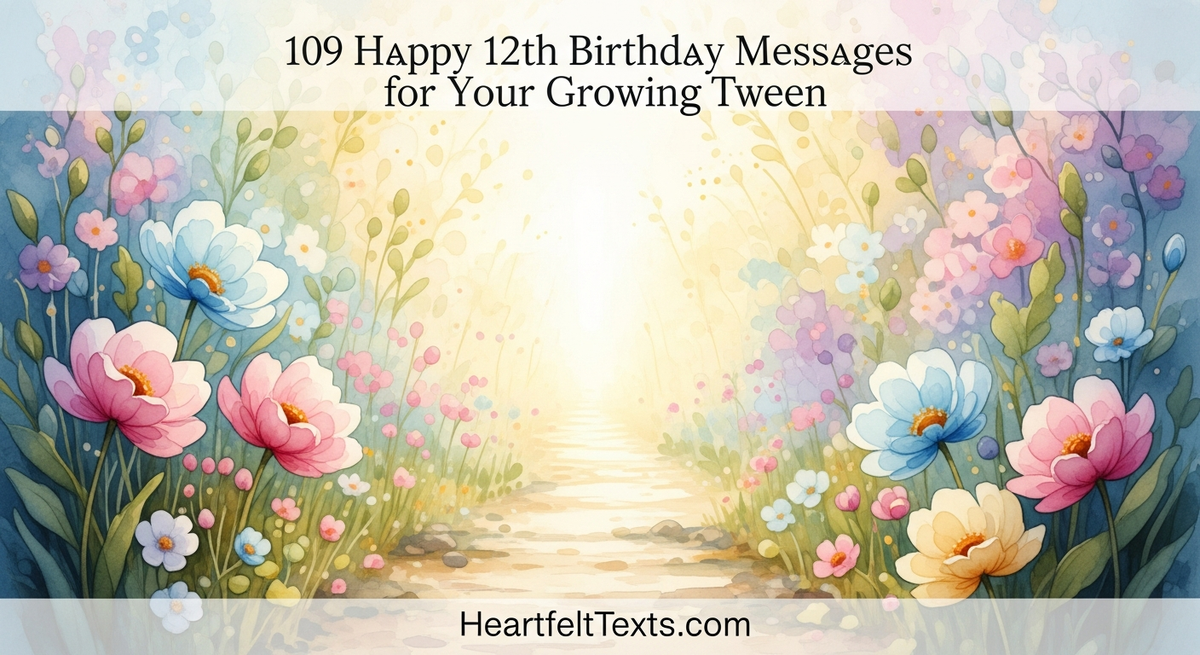 109 Happy 12th Birthday Messages for Your Growing Tween – HeartfeltTexts