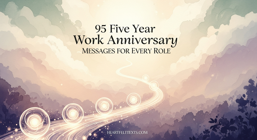 95 Five Year Work Anniversary Messages for Every Role – HeartfeltTexts