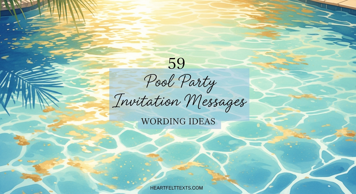 59 Pool Party Invitation Messages Wording Ideas – HeartfeltTexts